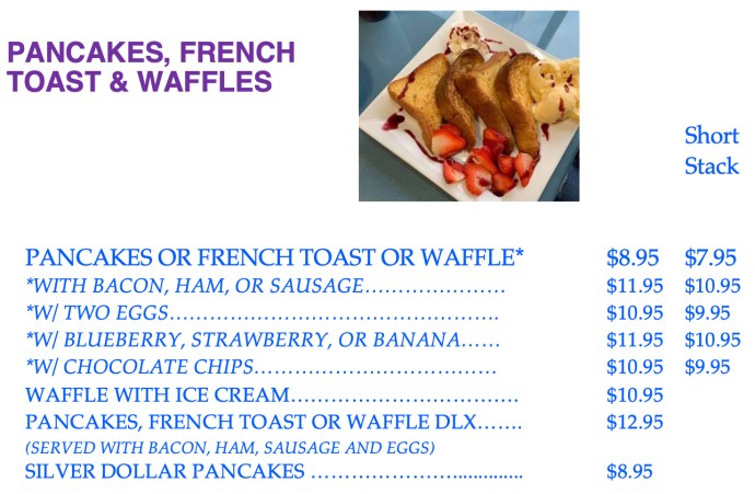 MENU – Athens Diner